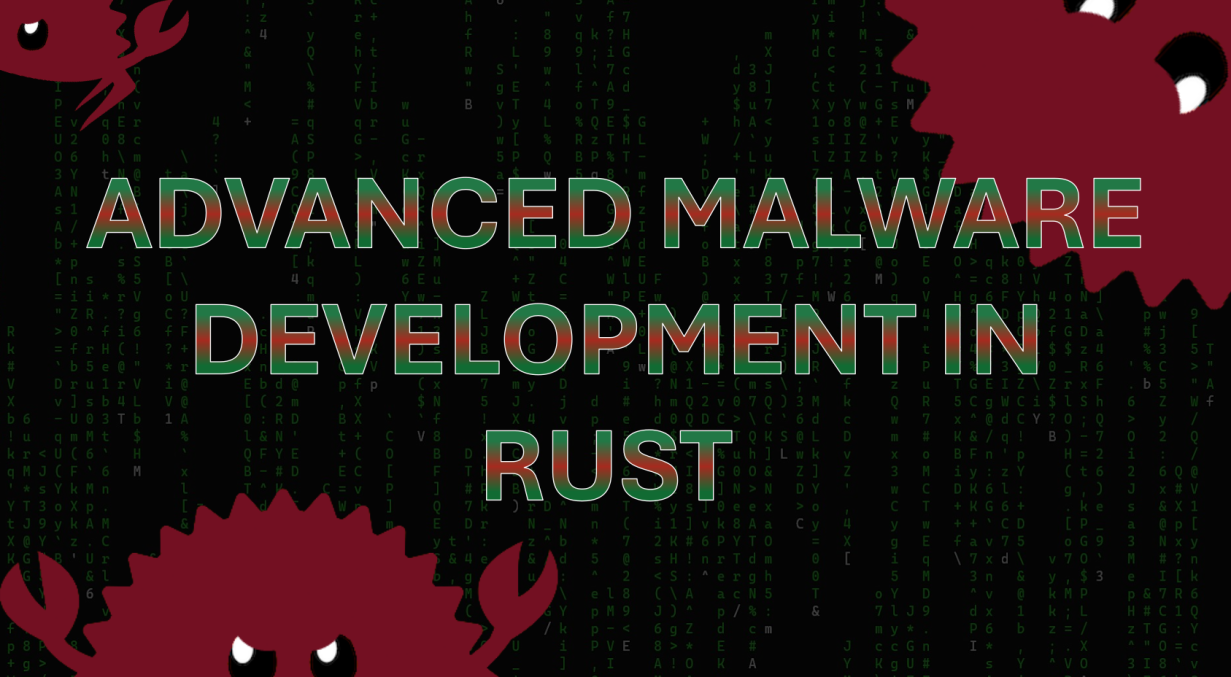 Malware development in Rust